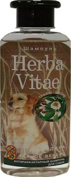 Herba Vitae Шампунь для собак, антипаразитарный, 250 мл - купить с ...