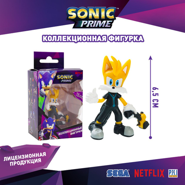 Фигурка игрушка Тейлз из Соника 6,5 см, Sonic купить на OZON по низкой ...