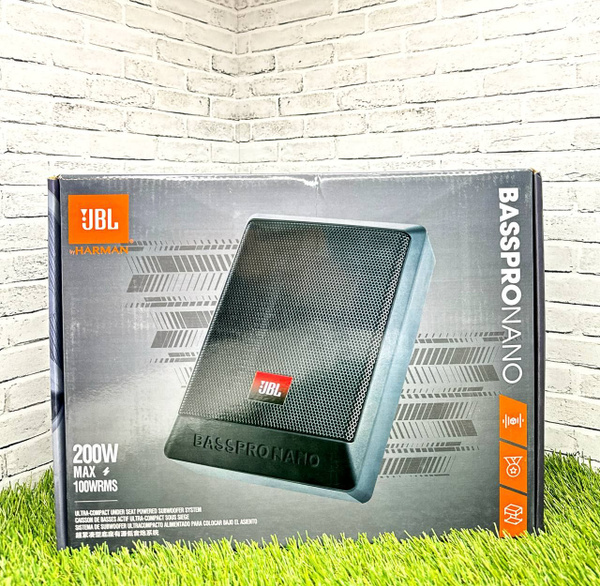 Активный Сабвуфер JBL by Harman 200W Bass pro nano под сиденье - купить ...