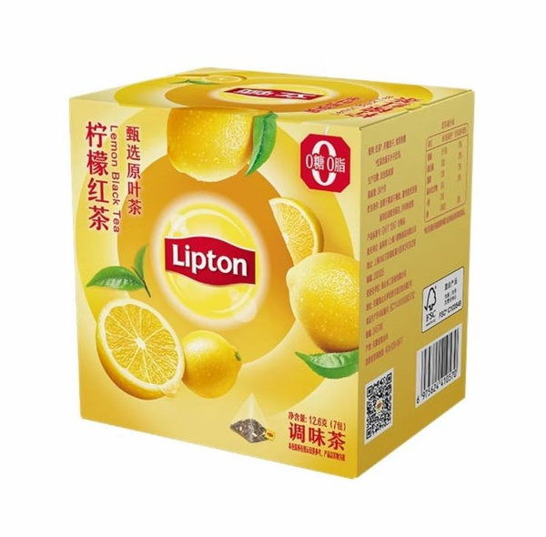 Чай Lipton Липтон пакетированный (1 коробка 7 пакетиков) - купить с ...