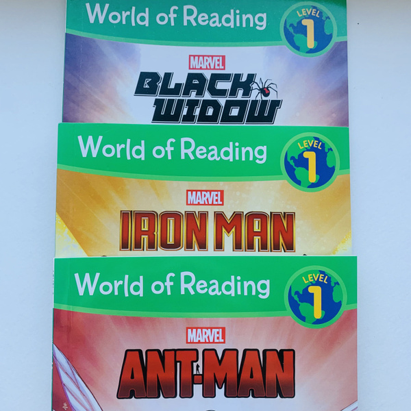 Набор №5 из 3 книг. World of Reading. Marvel. Level 1. This is Ant-Man ...