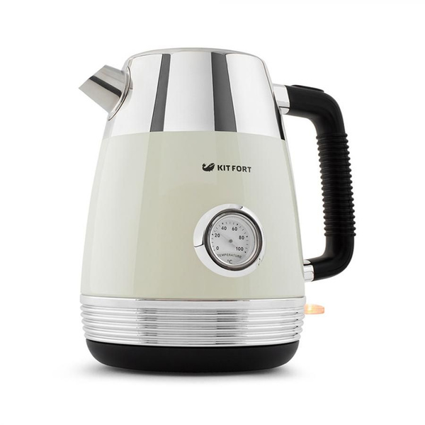 Чайник электрический Kitfort KT-633-3 бежевый купить на OZON по низкой цене (1759174960)