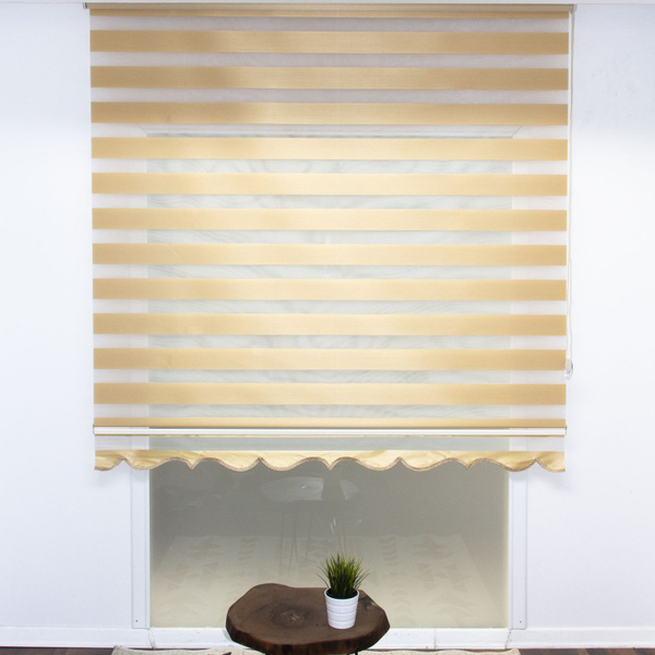 Рулонные шторы Naza N14544Z04 , размер 130х180 см, золотой, Полиэстер ...