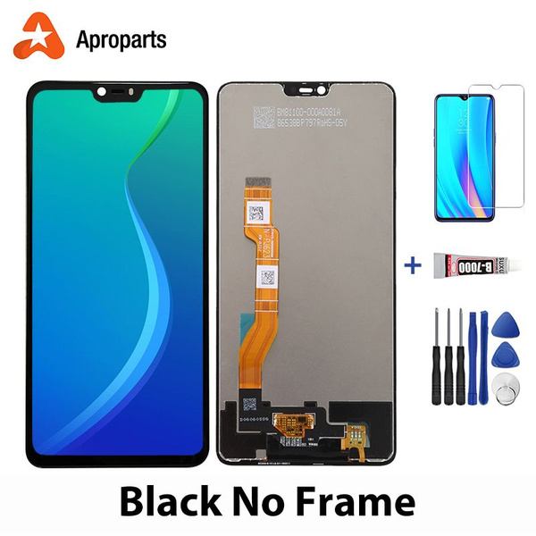 Дисплей для Oppo F7 A3 CPH1819, CPH1821, сенсорный ЖК-экран без рамки ...