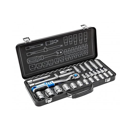 Набор инструментов "HOEGERT" 1/2 29пр. HT1R480 купить на OZON по низкой цене (1587700443)