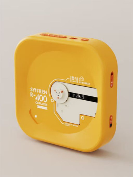портативный проигрыватель компакт-дисков syitren R400 Проигрыватель Bluetooth retro album pure ...