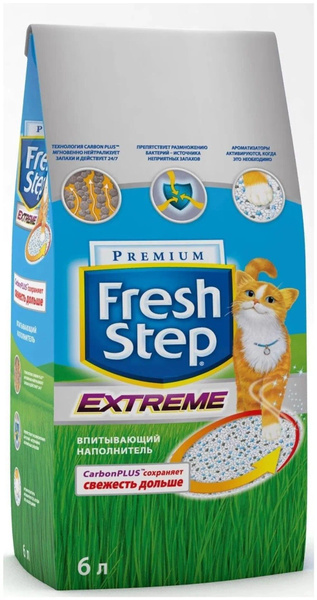 Fresh Step Наполнитель Впитывающий - купить с доставкой по выгодным ...