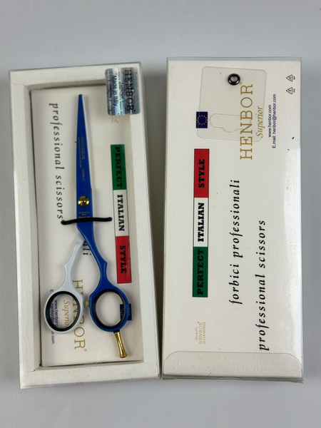 Henbor Ножницы парикмахерские GOLDEN COLOR LINE 782WBL/6 - купить с ...