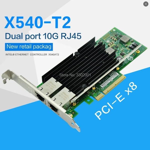 Intel Сетевая карта X540 T2 купить на OZON по низкой цене (1605783916)