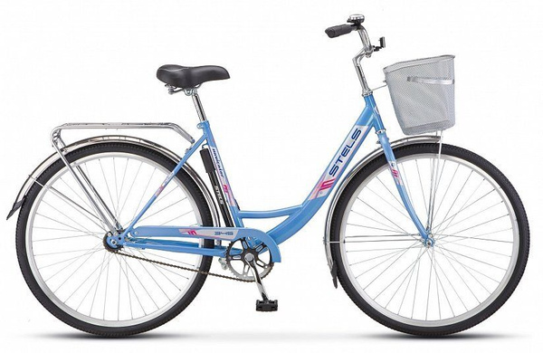 Велосипед STELS Navigator 345 C Z010 (С КОРЗИНОЙ) - 28", 20, Зелёный ...