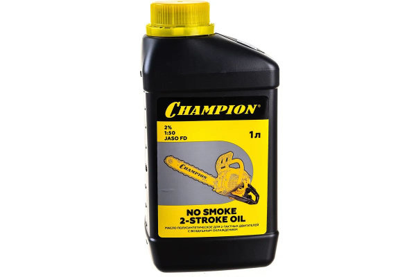 Масло CHAMPION для двухтактных двигателей полусинтетическое JASO FD 1л ...