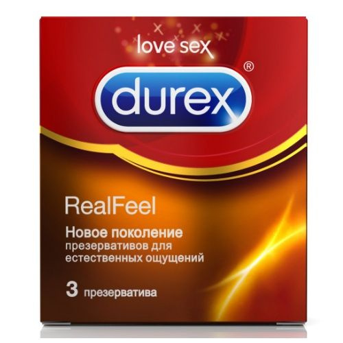 ДЮРЕКС презервативы RealFeel для естественных ощущений №3 купить на ...