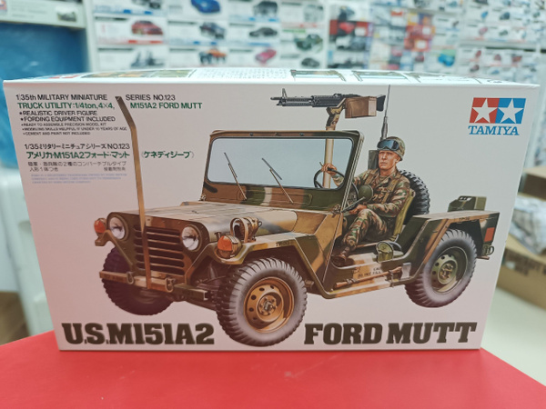 35123 M151A2 Ford Mutt с М60 и фигурой Tamiya 1:35 Сборная модель ...