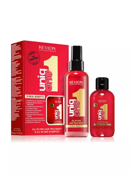 REVLON Набор Uniq One 10 в 1 All in One Несмываемая маска спрей 150мл ...