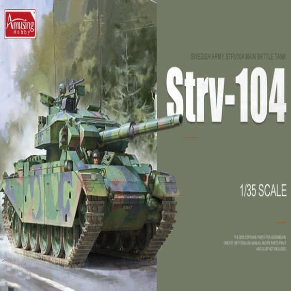 Amusing Hobby 1/35 35A043 Strv-104 ШВЕДСКАЯ АРМИЯ STRV104 MAIN BATTLE ...