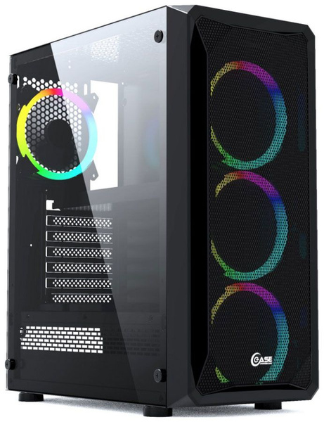 Компьютерный корпус Powercase Mistral Z4 Mesh Led Cmizb L4 купить с