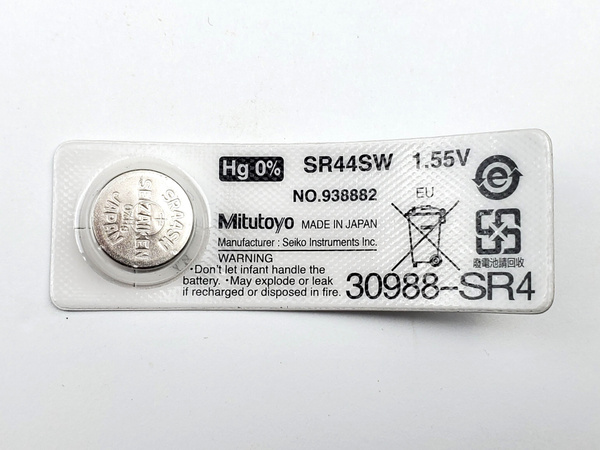 Элемент питания (батарея) SR44SW Mitutoyo Seizaiken (Япония) - купить с ...