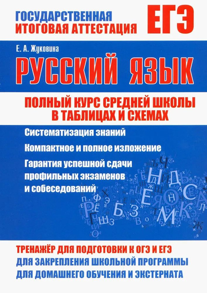 Русский язык Полный курс средней школы в таблицах и схемах Тренажер для ...