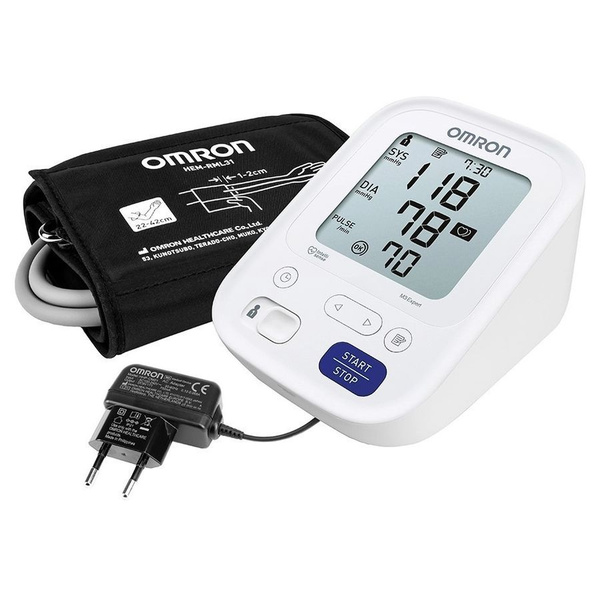 Тонометр OMRON M3 Expert автоматический с адаптером и универсальной ...