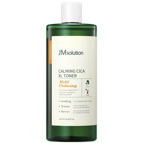 JMSolution Успокаивающий увлажняющий тонер для лица с центеллой CALMING CICA XL TONER, 500 мл ...