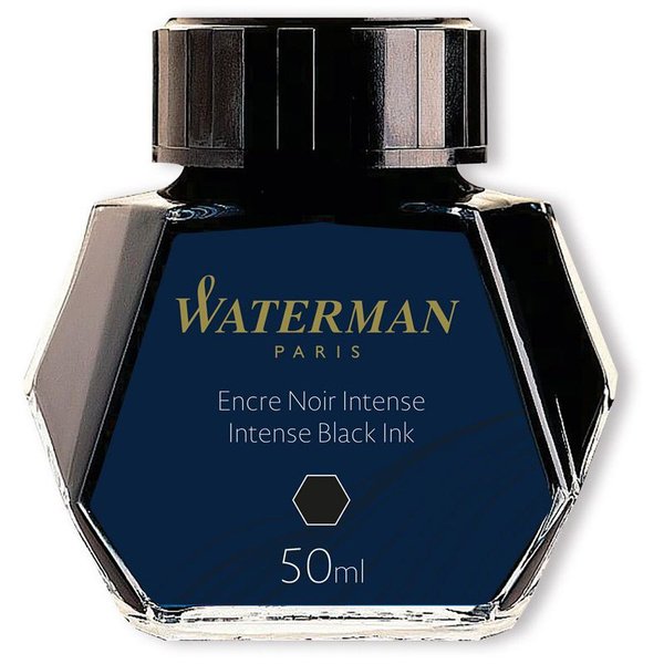 Чернила для перьевой ручки Waterman черные, 50мл - купить с доставкой ...