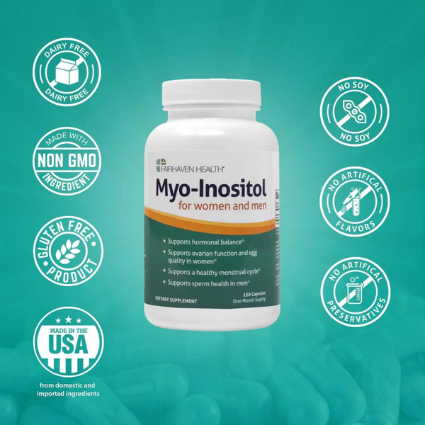 Myo-Inositol for women and men, Мио-инозитол для женщин и мужчин, 120 ...