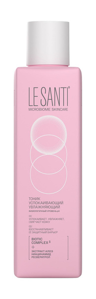 LE SANTI Тоник для лица успокаивающий увлажняющий, 200 мл - купить с доставкой по выгодным ценам ...