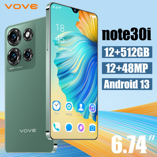 Смартфон Note30i Новый оригинальный официальный гарант качества, 12 ГБ + 256 ГБ суперпамяти ...