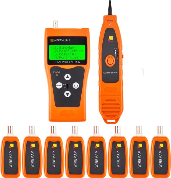 Кабельный тестер Lanmaster, АА, оранжевый, LAN-PRO-L/TPK-N-8R - купить с доставкой по выгодным ...