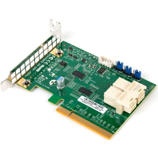 Контроллер Supermicro AOC-SLG3-2E4R Low Profile Dual-Port NVMe Internal ...