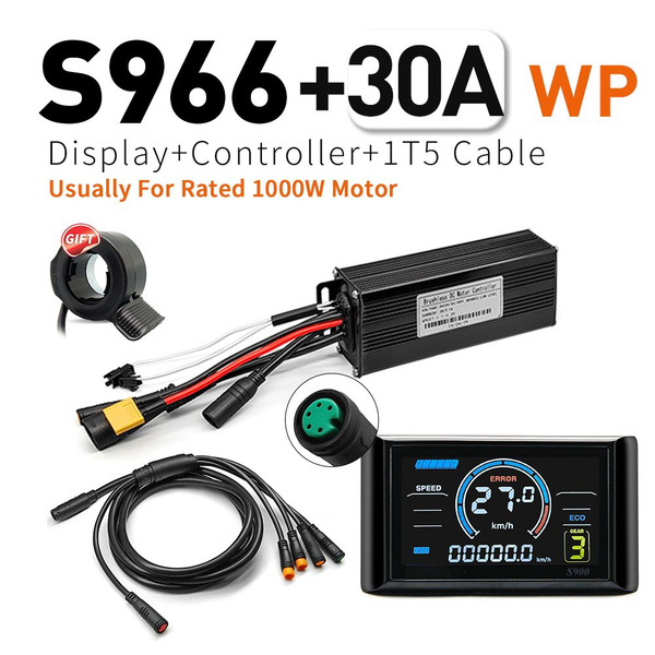 Синусоидальный двухмодовый контроллер, дисплей S966, водонепроницаемый ...