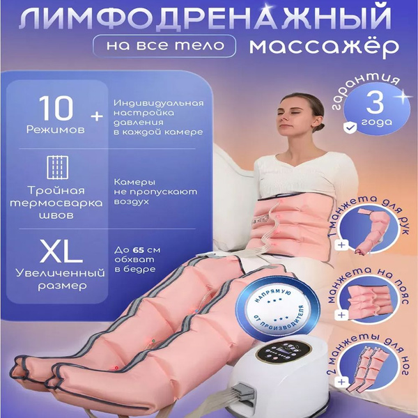 прессотерапия аппарат,массажер для ног(воздушный насос + модель для ...