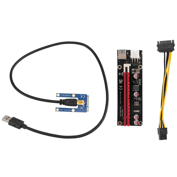 Mini PCIe to PCI Express 16X Riser для ноутбука Внешняя видеокарта Майнер BTC Слот MPCIe PCI-E ...