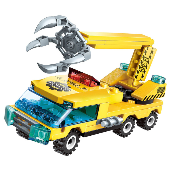 Конструктор пластиковый Строительная техника Кран, Qman, 1408-4 - купить с доставкой по выгодным ...