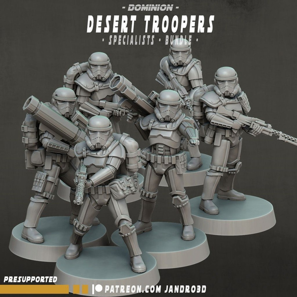 Миниатюра Star Wars Legion Desert Troopers Specialists купить на OZON ...