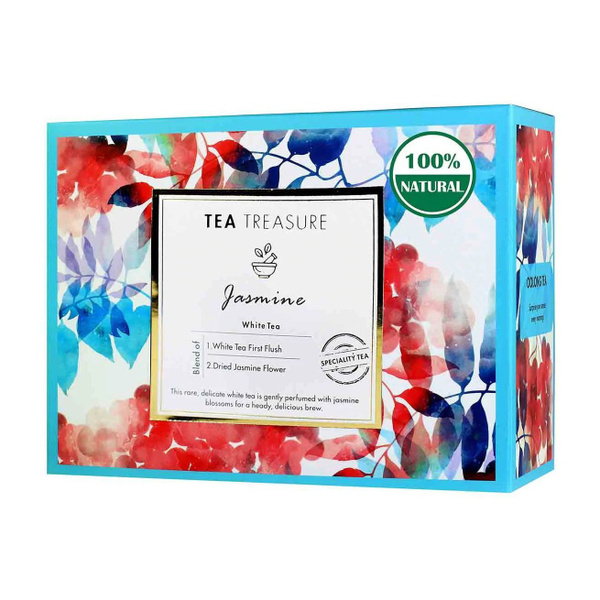 Белый чай с Жасмином (18 пак, 2 г), Jasmine White Tea, Tea Treasure - купить с доставкой по ...