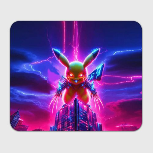 Neon horror - cyber Pikachu Коврик для мыши купить на OZON по низкой ...