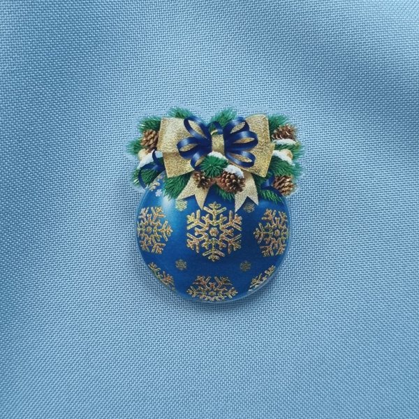 Брошь, Значок, Новогодний шар. - купить с доставкой по выгодным ценам в ...