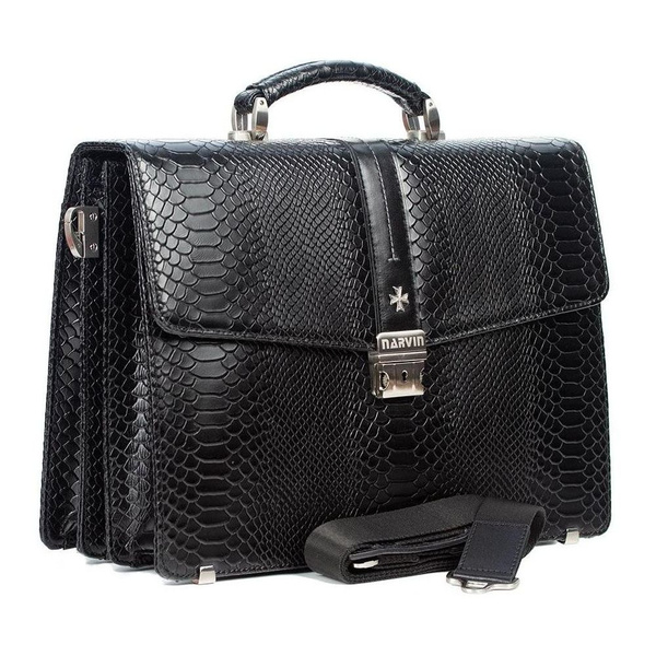 Портфель Narvin Anaconda Black 9733-N.Anaconda Black купить на OZON по ...