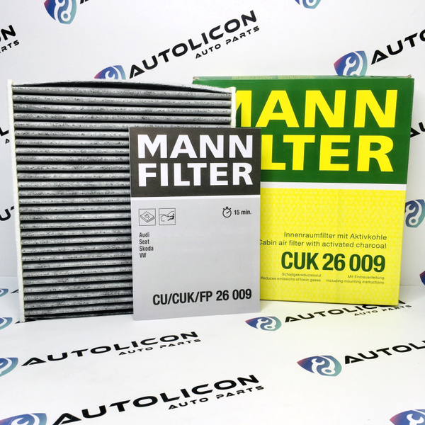 Фильтр салонный MANN FILTER cuk26009 - купить по выгодным ценам в ...