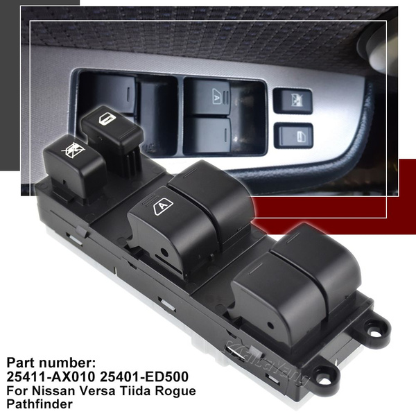 LHD Переключатель управления стеклоподъемниками для Nissan Versa Tiida ...
