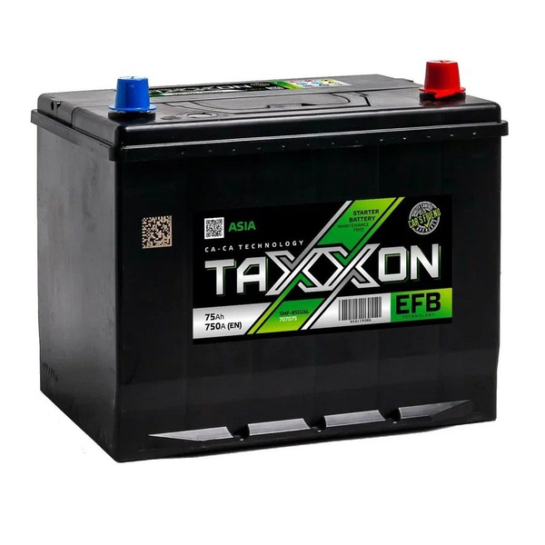 Аккумулятор автомобильный Taxxon EFB Asia 75 А/ч 750 А обр. пол. Азия ...