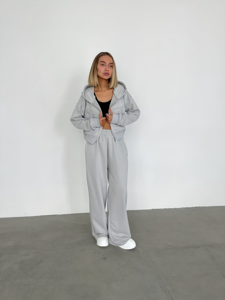 Костюм спортивный Женский AEXX Повседневный брючный серый, светло-серый ...