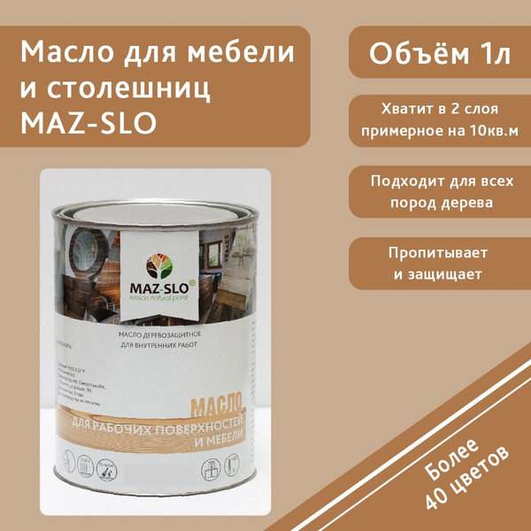 Вопросы и ответы о Масло-воск для мебели и столешниц из дерева MAZ-SLO ...