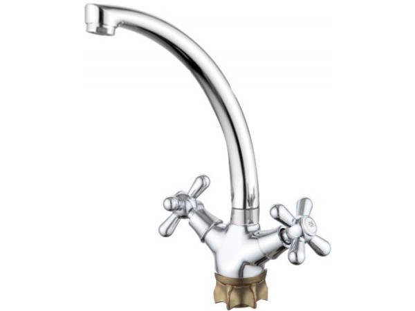 Смеситель для раковины, умывальника в ванную / кран для ванной в раковину, цвет: хром, ECONOCE ...