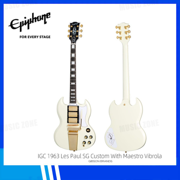 Характеристики Электрогитара Epiphone IGC 1963 Les Paul SG Custom ...