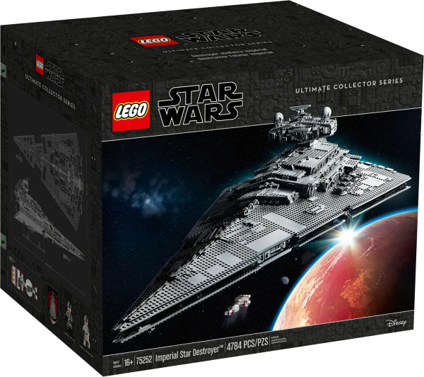LEGO Набор для сборки имперского звездного разрушителя Star Wars, 4784 детали, для детей от 16 ...