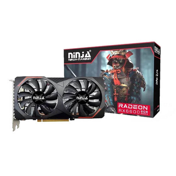 Видеокарта Ninja Radeon RX 6600, 8 ГБ PCI Express 4.0 HDMI, DisplayPort ...
