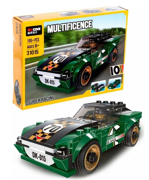 Конструктор Decool "Гоночная машинка" 10 в 1 (195 деталей) купить на OZON по низкой цене ...
