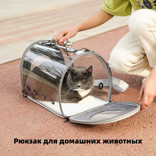 Переноска для кошек и собак мелких пород пластиковая - купить с ...